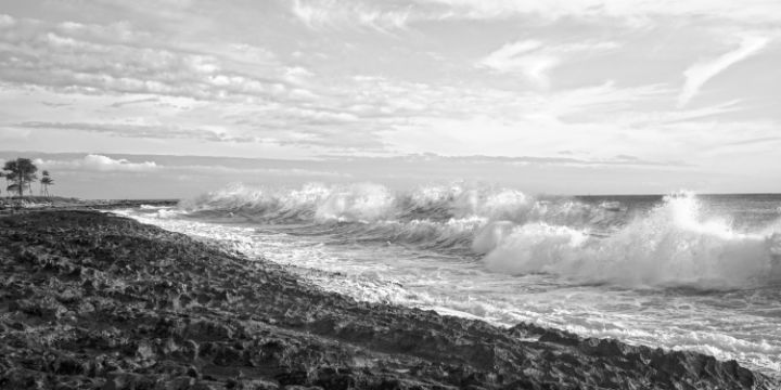 BW Blue Day Hawaii Panorama - 360 Studios Fine Art - William Robert ...