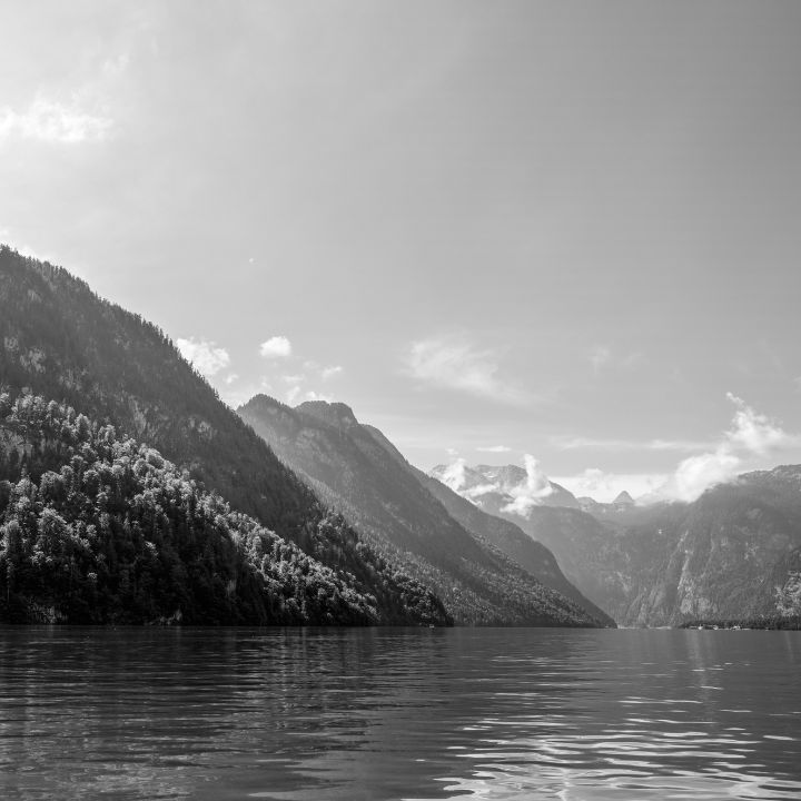 BW One Fine Summer on Lake Konigssee - 360 Studios Fine Art - William ...