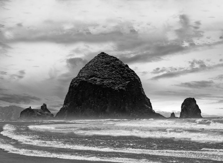 BW Rugged Oregon Coast - 360 Studios Fine Art - William Robert Stanek ...