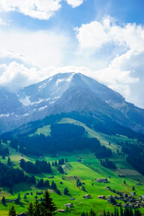 Alpine Village in the Mountains - 360 Studios Fine Art - William Robert ...