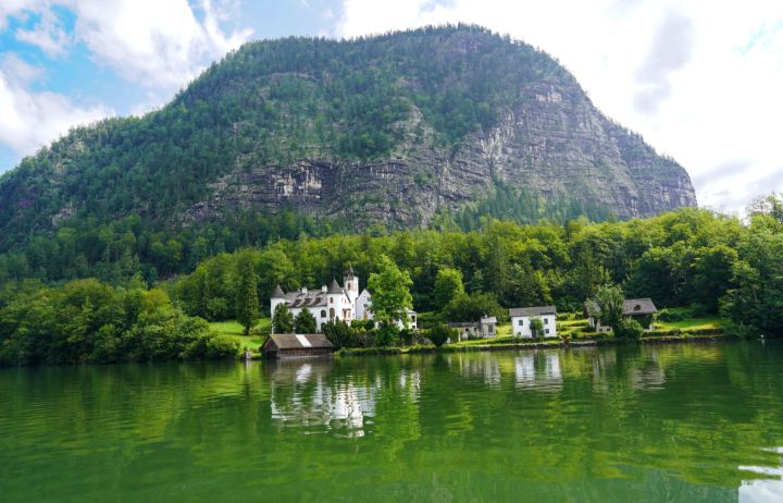 Beautiful Grub Castle Lake Hallstatt - 360 Studios Fine Art - William ...