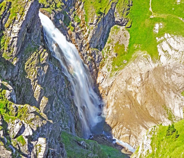 Majestic WaterFalls in the Swiss Alp - 360 Studios Fine Art - William ...