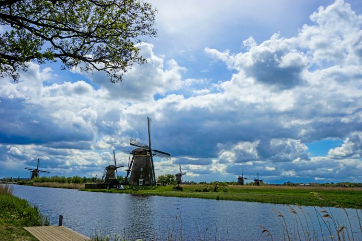 Midday Sun Nederwaard Windmill - 360 Studios Fine Art - William Robert ...