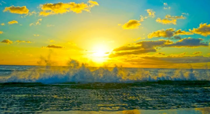 Tranquility at the Seashore Panorama - 360 Studios Fine Art - William ...