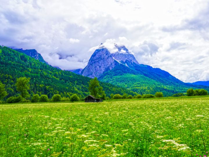 Waxenstein Mountain in the Bavarian - 360 Studios Fine Art - William ...