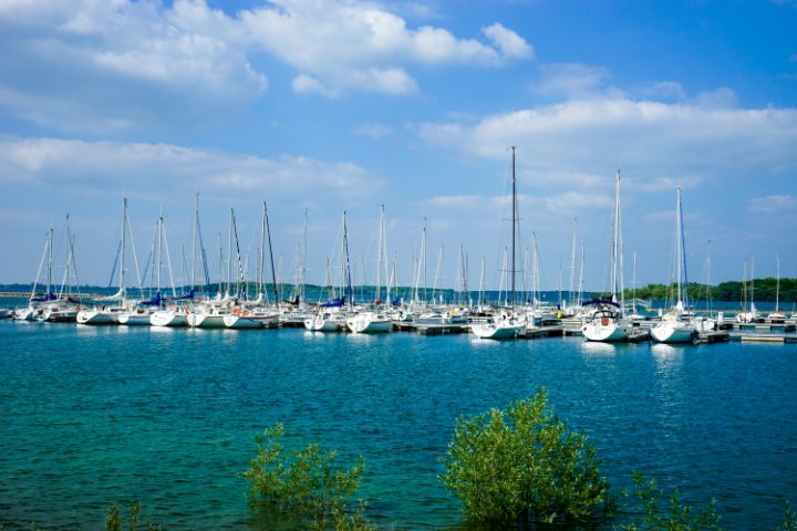 Yacht Harbor at Port de Mesnil 1 - 360 Studios Fine Art - William ...