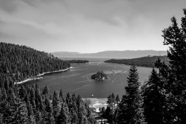 BW At the Lake - Tahoe California - 360 Studios Fine Art - William ...