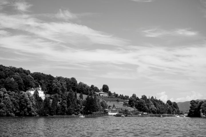 BW Lake Lucerne Switzerland 1 of 3 - 360 Studios Fine Art - William ...