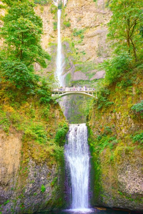 Fall Arrives at Multnomah Falls - 360 Studios Fine Art - William Robert ...