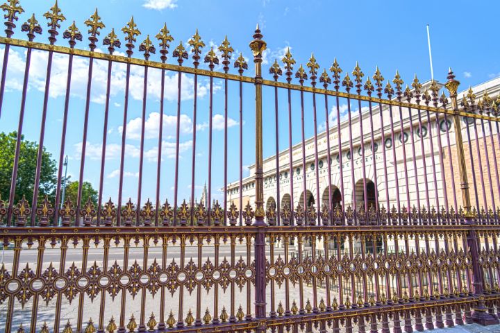 Outer Castle Gates at Hoffburg - 360 Studios Fine Art - William Robert ...