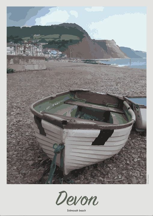 Devon – A3 Poster - Slambcreations - Paintings & Prints, Landscapes ...