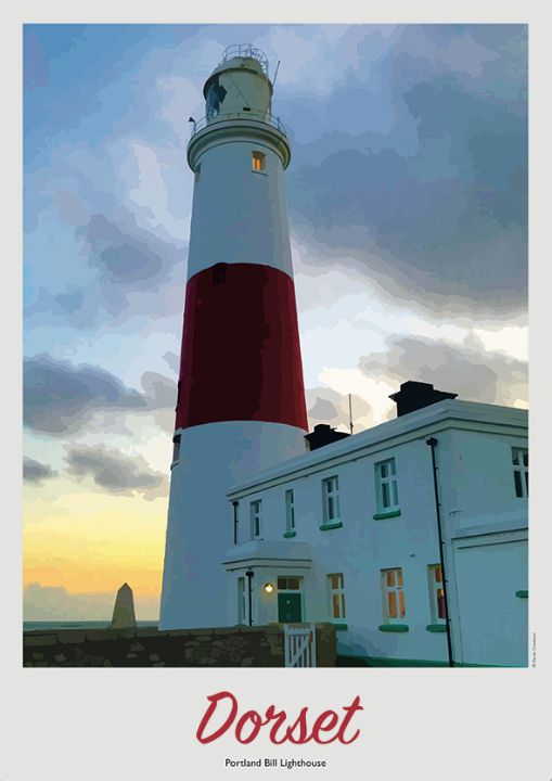 Lighthouse poster - Slambcreations - Paintings & Prints, Landscapes ...