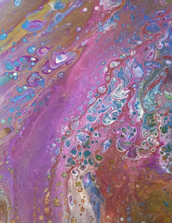 Amethyst Stream - Reginald Ware - Paintings & Prints, Abstract, Color ...