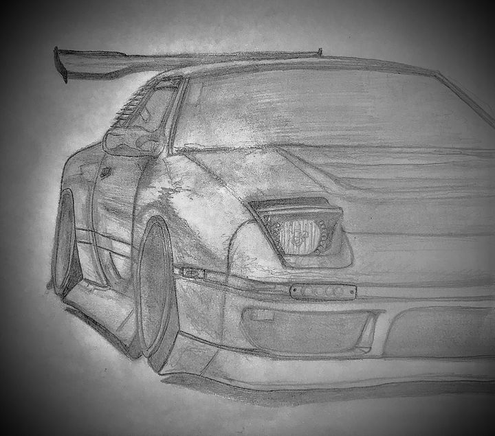 Hand Drawn Customs - Pencils2paper - Drawings & Illustration, Vehicles ...