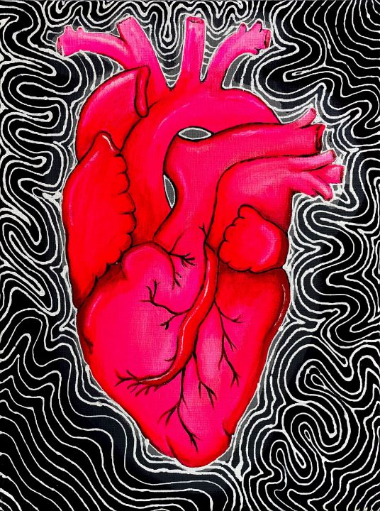Heart - D'Anna Mace Creates - Paintings & Prints, Still Life, Other ...