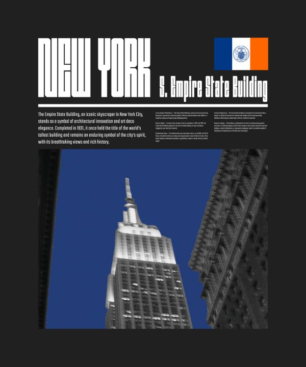 New York Poster #5 - Corentin Terral - Digital Art & AI, Buildings ...