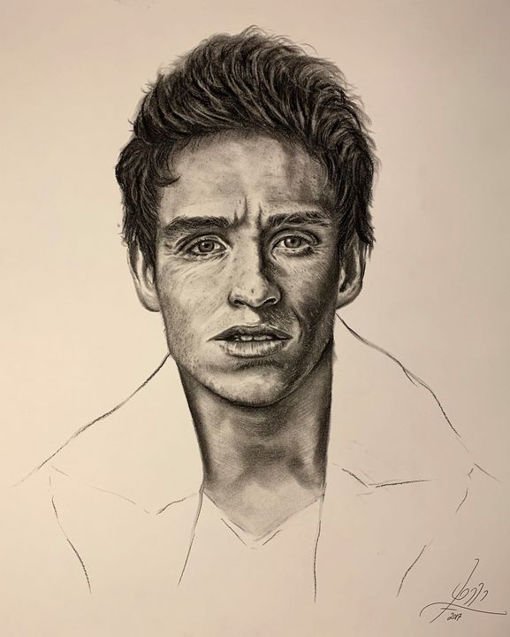 Eddie Redmayne - Melika Kelley Art - Paintings & Prints, Entertainment ...