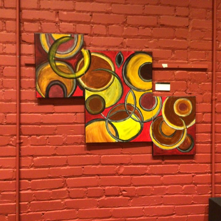 Abstract circles - Smashing Art - Paintings & Prints, Abstract ...