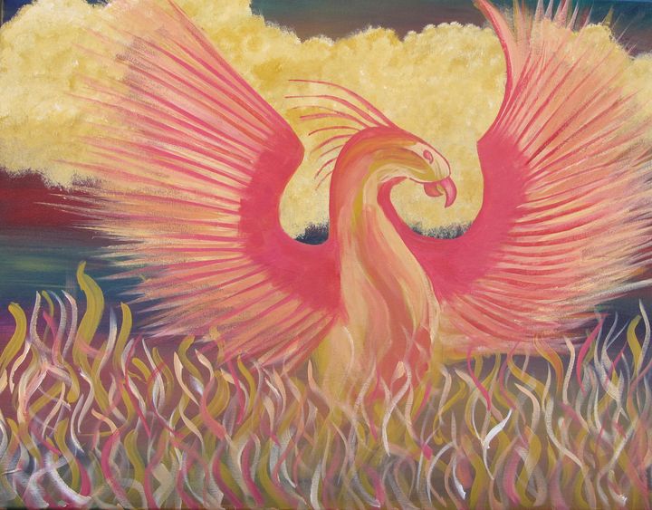 "Phoenix" - P.E.A.C.E.s Of A Dream - Paintings & Prints, Ethnic ...