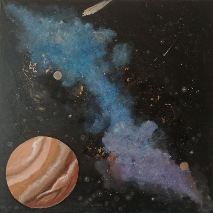 Jupiter - Joan R. Skaria - Paintings & Prints, Astronomy & Space ...