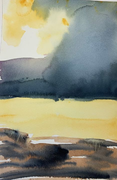 On Golden Lake - Dana Fine Arts - Paintings & Prints, Landscapes ...