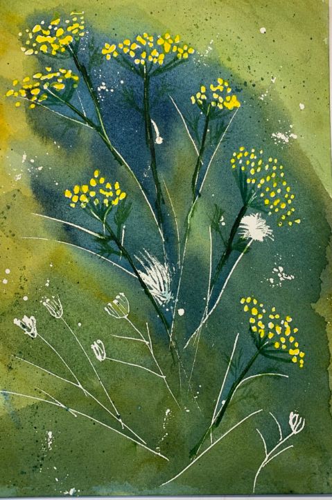 Wild Fennel - Dana Fine Arts - Paintings & Prints, Flowers, Plants ...