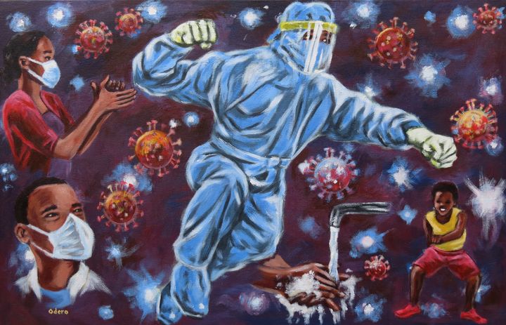 The Hero - SIMON ODERO - Paintings & Prints, Fantasy & Mythology, Other ...