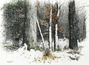 After the Snow - Henry Whittell - Drawings & Illustration, Landscapes ...