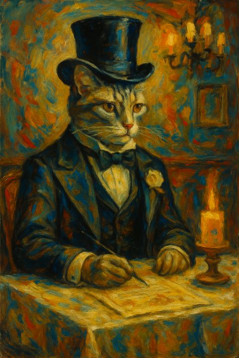 Viscount Cat - Cat - Paintings & Prints, Animals, Birds, & Fish, Cats ...