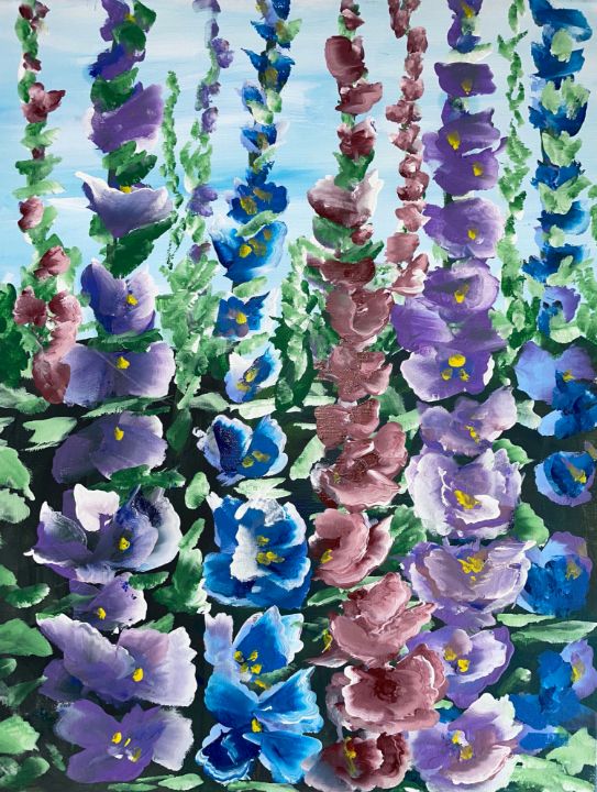 Reaching For The Sky - Norma B. Art - Paintings & Prints, Flowers ...