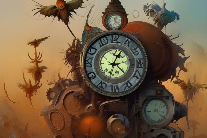 Time's Up - LA Art - Paintings & Prints, Fantasy & Mythology ...