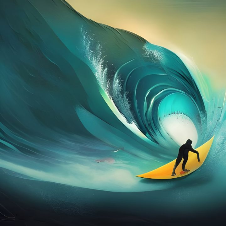 Surf Life - LA Art - Paintings & Prints, Sports & Hobbies, Surfing - ArtPal