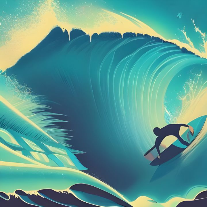 Surf Life - LA Art - Paintings & Prints, Sports & Hobbies, Surfing - ArtPal