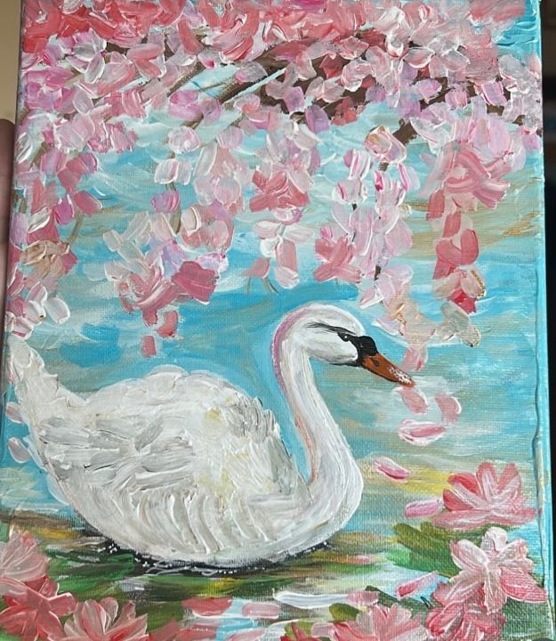 Swan Song - Ethereal Lotus Illustrations - Paintings & Prints, Animals ...