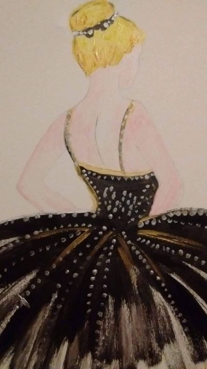 Dancing Queen - Lodya - Paintings & Prints, People & Figures, Dance ...