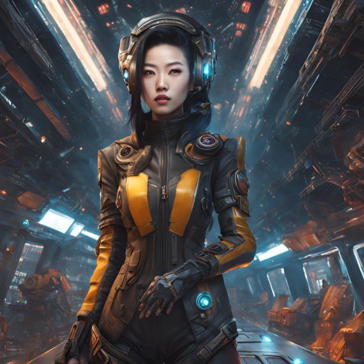 Cyberpunk Explorer # 2 - Daniel Payne - Drawings & Illustration, Fantasy & Mythology, Space ...