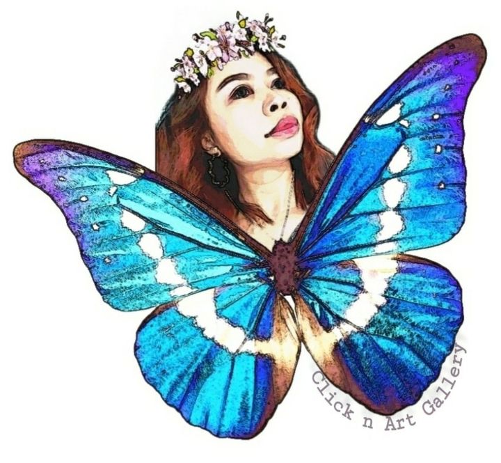 Powerfull Butterfly Girl - Click n Art Gallery - Digital Art & AI ...