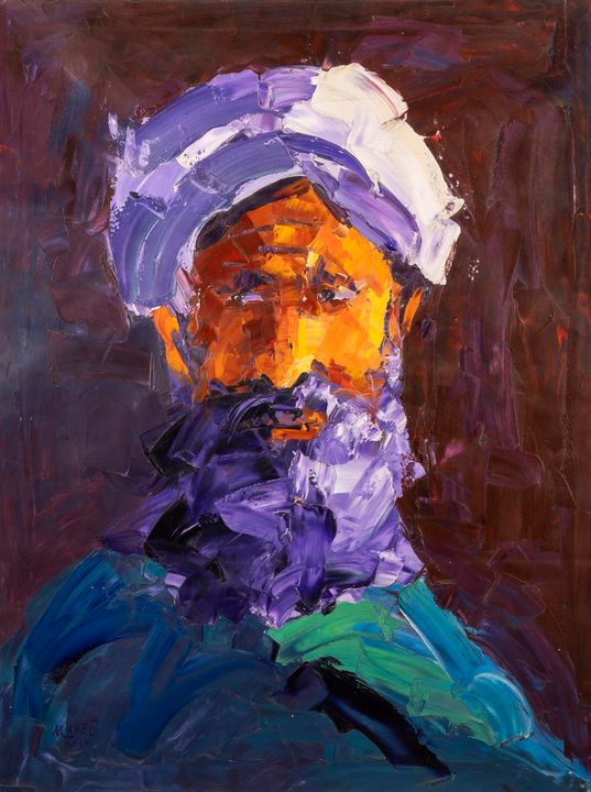 Turban - Hunar Showcasing Art - Paintings & Prints, Abstract, Figurative - ArtPal