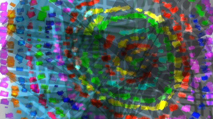 Shattered Colour 2 - Mickeys Art And Design.Biz - Paintings & Prints ...