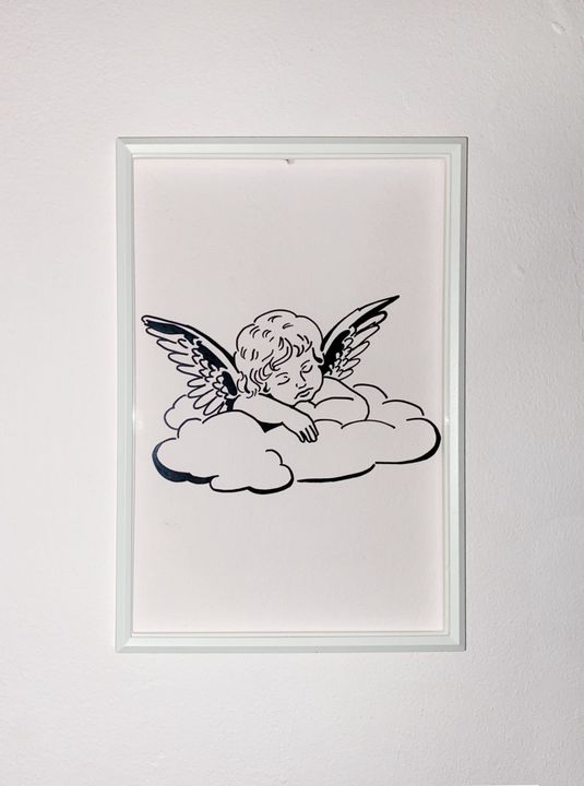 Tired angel - Angelika Moawad - Paintings & Prints, People & Figures ...