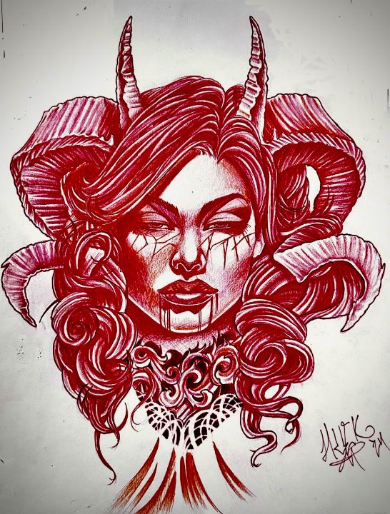 “Lilith” - Art Crime by HUCK - Drawings & Illustration, Fantasy ...