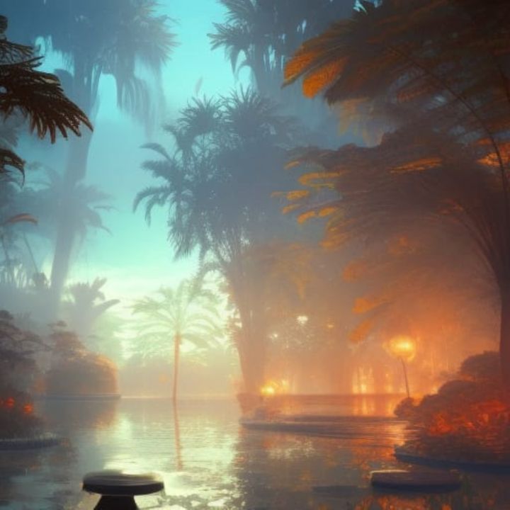 Dream Place Oasis - DMBGdesigns - Drawings & Illustration, Landscapes ...