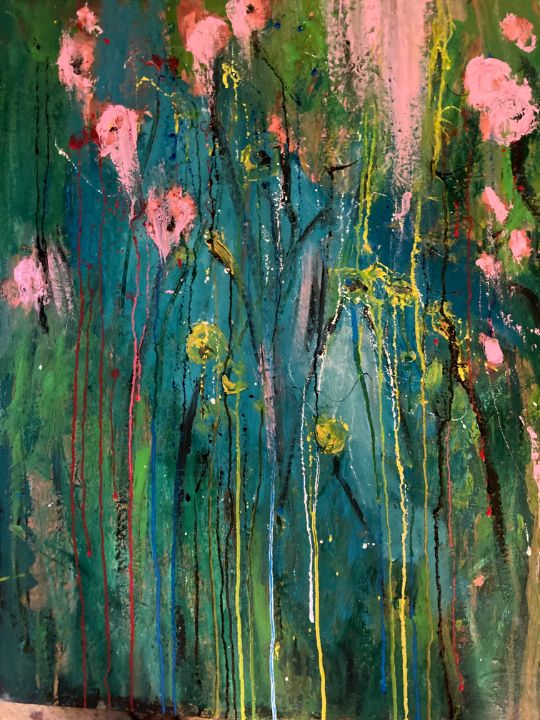 My zSecret Garden - Louise Gibler Art - Paintings & Prints, Abstract ...