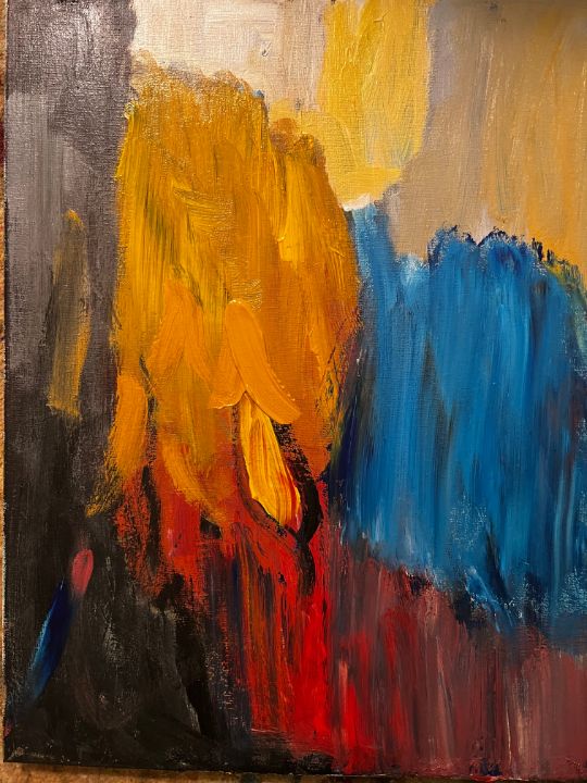 Mountains - Louise Gibler Art - Paintings & Prints, Abstract, Landscape ...