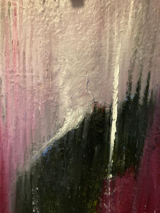 Mountain on Winter - Louise Gibler Art - Paintings & Prints, Abstract ...