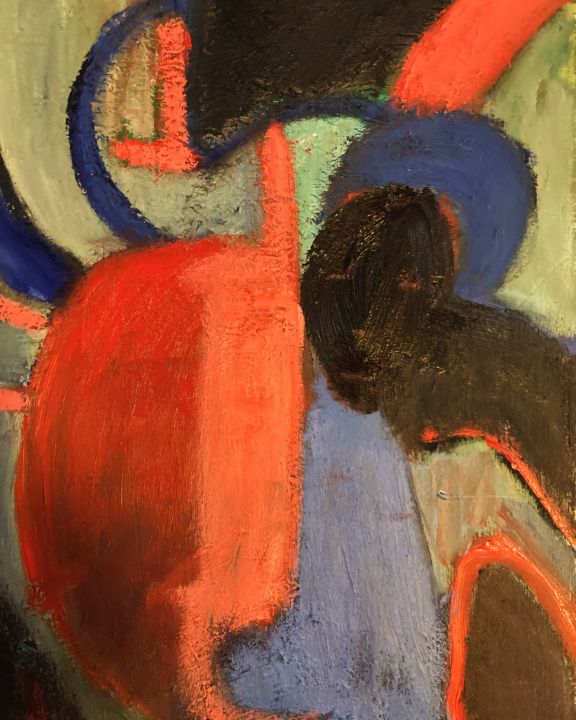 Face to Face - Louise Gibler Art - Paintings & Prints, Abstract ...