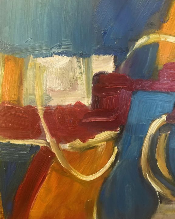 Little White Lies - Louise Gibler Art - Paintings & Prints, Abstract ...