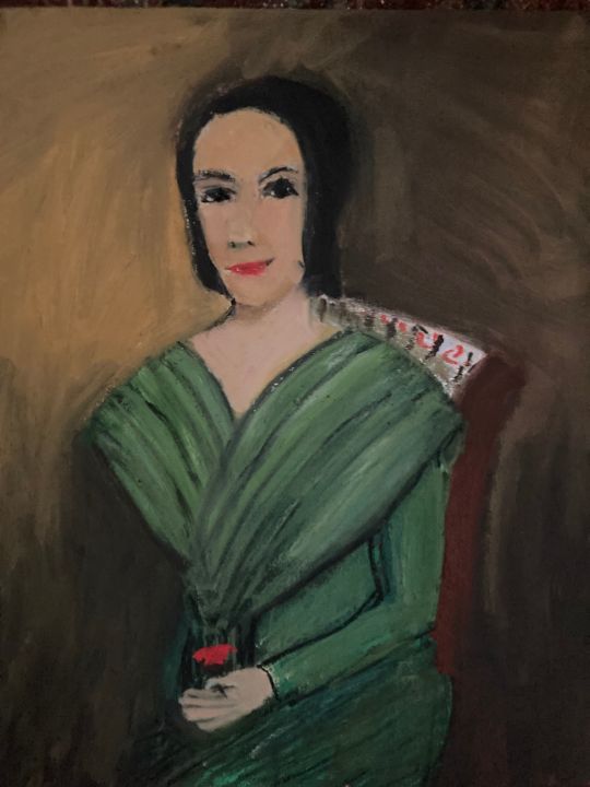 Early American Female Portrait - Louise Gibler Art - Paintings & Prints ...