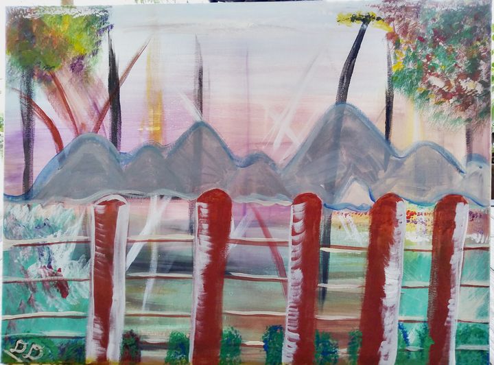 Country Abstract - Art By Megan - Paintings & Prints, Abstract ...