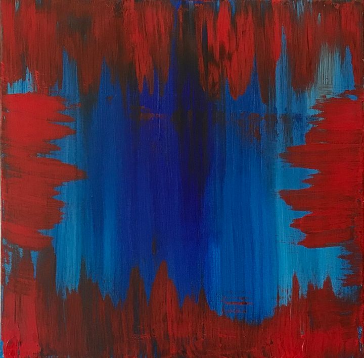 Through Bloodshot Eyes - CK1PAINTS - Paintings & Prints, Abstract ...